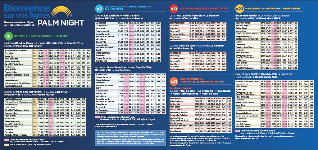Palm Bus, Palm Night : tout savoir sur les bus de cannes ! - Cannes ...