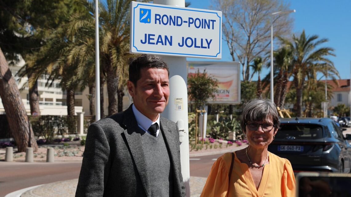 Modification du nom du rond-point de Cannes en l'honneur de Jean Jolly ...