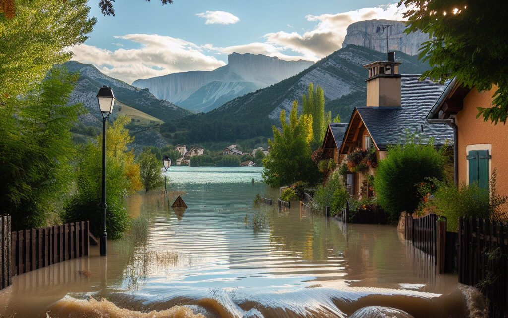 Alerte inondation à Tourrettes suite au débordement du bassin de ...